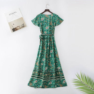 Factory Wholesales SPRING WRAP DRESS