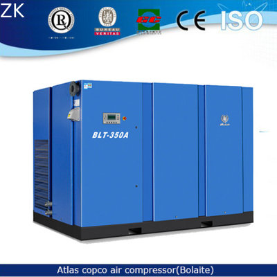 250kw 350hp 8bar Atlas Copco Bolaite good screw air compressor for power plant