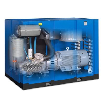 250kw 350hp 8bar Atlas Copco Bolaite good screw air compressor for power plant