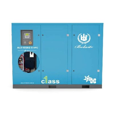 75kw 100hp silent oilless top quality Bolaite rotary screw air compressor for packing industry