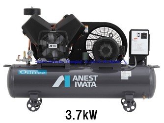 7.5kw10bar reciprotating piston air compressor low noise oil free for instrument
