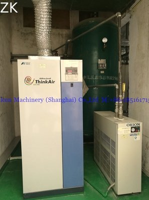 22kw Anest Iwata oil free scroll air compressor 8bar from Japan for hospital project
