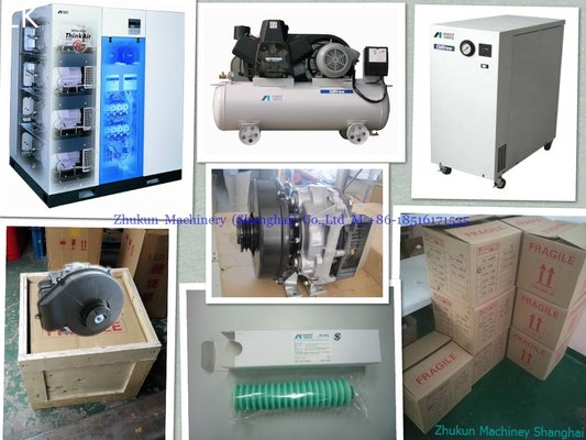 22kw Anest Iwata oil free scroll air compressor 8bar from Japan for hospital project