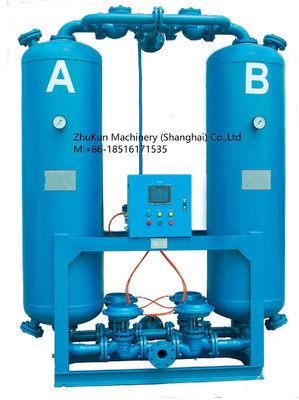 20m3/min 150hp Heat regeneration comrpessed absorption desiccanr air dryer