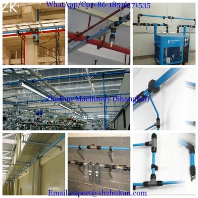 6 meter Aluminium pipe for compressed air 20 years warranty easy installation