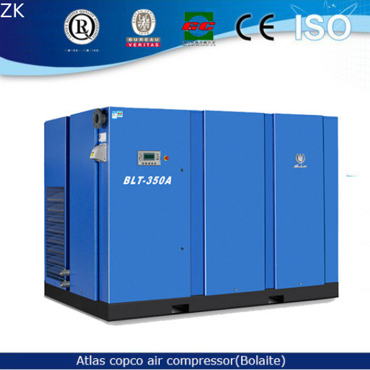 250kw 350hp 8bar Atlas Copco Bolaite good screw air compressor for power plant