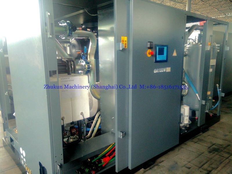 132kw Atlas copco screw air compressor 8bar for Industrial purified water best sale