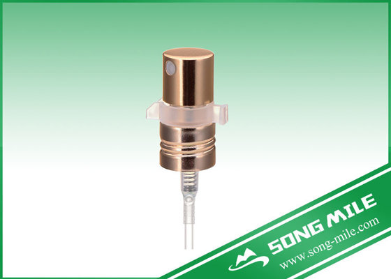 China Gold Alumminum Cheap Fine Mist Sprayer for Glass Screw Bottle supplier