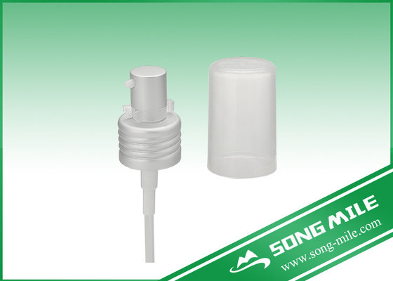 China 24/410 Cosmetic Aluminium Treatment Pump with Ribbed Closure supplier