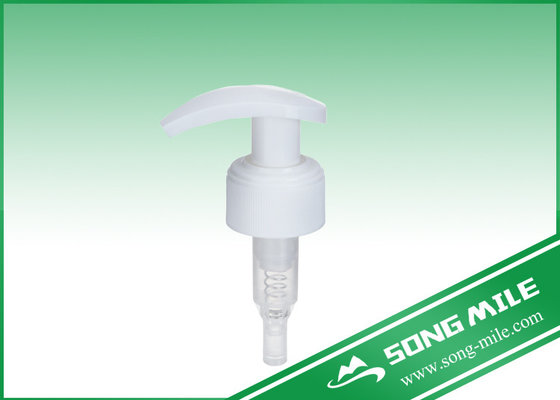 28mm Plastic Liquid Soap Lotion Pump Silver Aluminum Transparent supplier