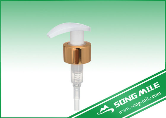Gold Alumnium Plastic 24/410 Switch Lotion Pump for Shampoo supplier