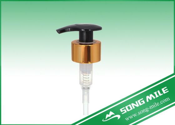 Gold Alumnium Plastic 24/410 Switch Lotion Pump for Shampoo supplier