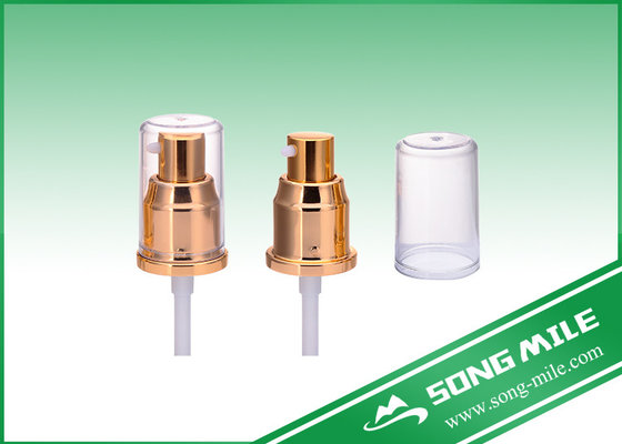 24/410,28/410 Alumina Golden Closure Black Nozzle Cream Pump for Cosmetic supplier