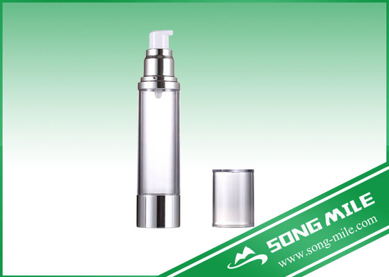 50ml Colorful Cosmetic Plastic and Aluminium Airless Bottle supplier