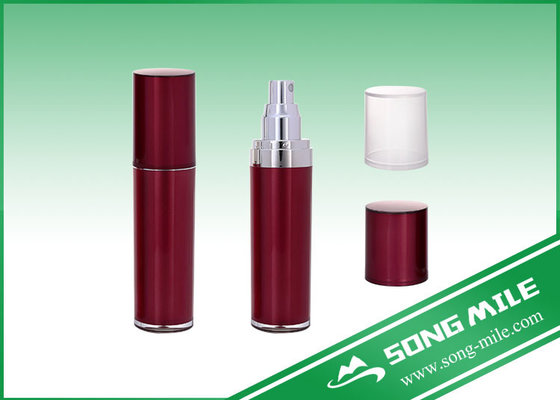 80ml Red Acrylic Lotion Bottle with Red or Translucent Cap supplier