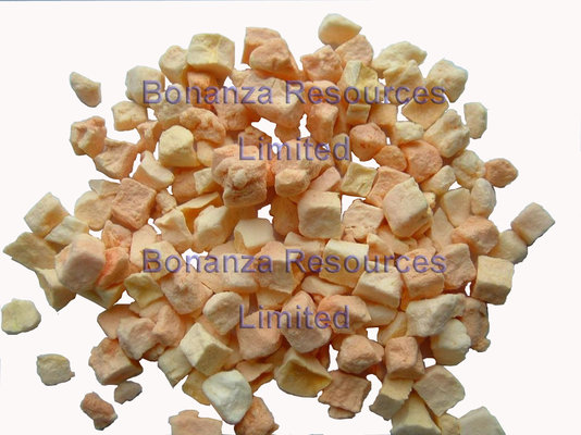 Qaulified Fruit Dices Freeze Dried Papaya Granule Natural food ingredient