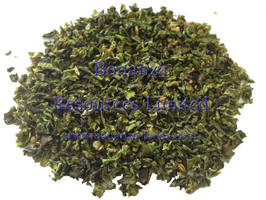 Dehydrated Green Bell Peppers Sweet Pepper