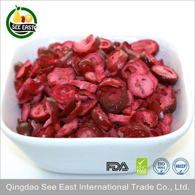 HACCP Certified healthy fruits freeze dried cranberries slice dried cranberry pieces