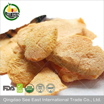 GMP Supply 100% Natural A Grade Freeze Dried Apricot Chunks HACCP certified