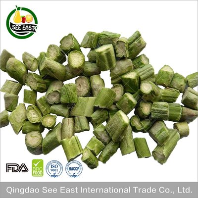 Instant  Dried Vegetables Freeze Dried Green Asparagus Tips 5-6mm