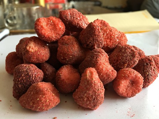 Sweetened Freeze Dried Strawberry Fruit Snacks survival food camping food
