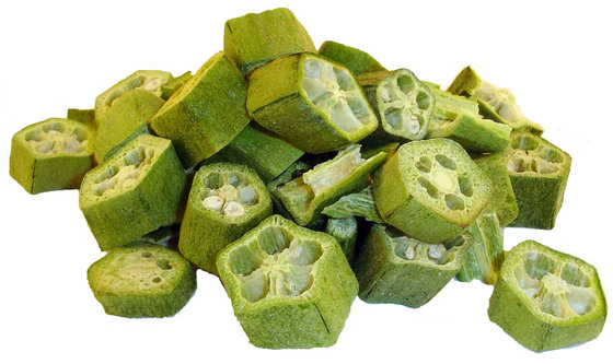 Buck Sell China Healthy Dried VegetableFreeze Dried Okra Cross Cut