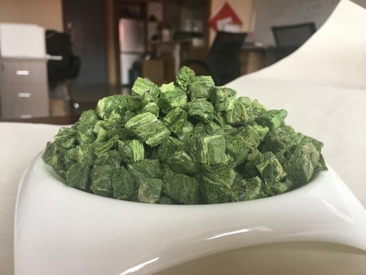 Hot Sell Instant Dried Vegetables Soup Ingredient Freeze Dried Spinach Cubes
