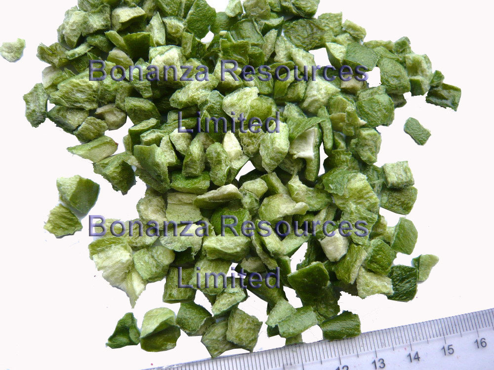 Dried Vegetables Freeze Dried Green Bell Pepper for Instant Noodles and Soup