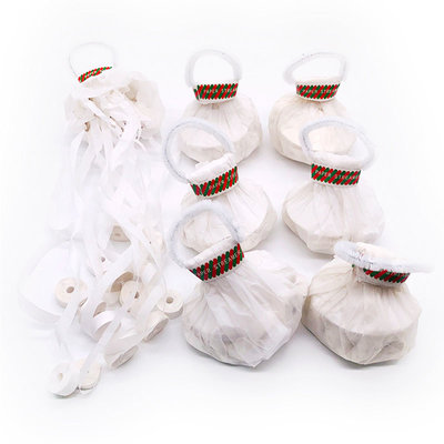 China Boomwow 6m No Mess Paper Party Throw Streamers with Handle-White supplier
