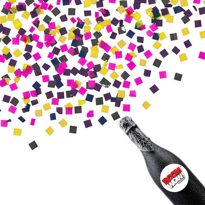 Boomwow New Design 100% Biodegradable Champagne Bottle Confetti Cannon supplier