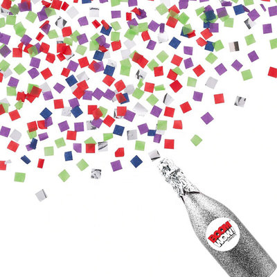 Boomwow New Design 100% Biodegradable Champagne Bottle Confetti Cannon supplier