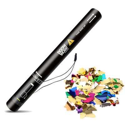 Boomwow Metallic Butterfly Electric Confetti Cannon supplier