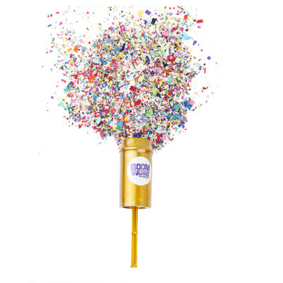 Boomwow Coloful Push Pop Party Poppers Confetti supplier