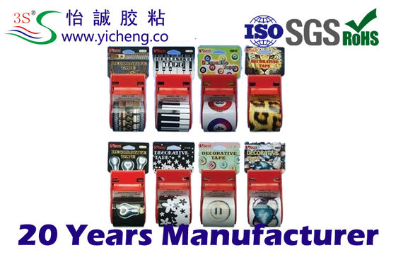Clear Polypropylene Film BOPP Stationery Tape for student / pupils