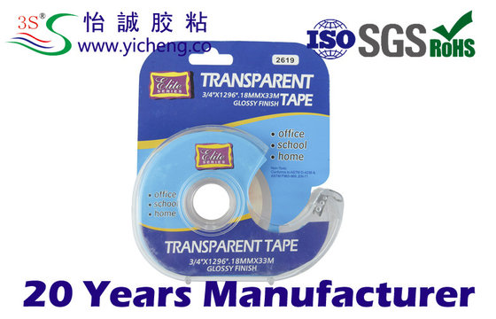 35microns custom-made water-based clear cello BOPP Stationery Tape