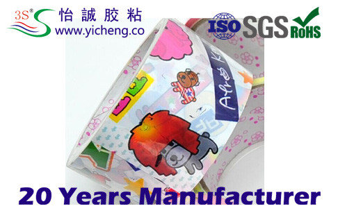 non-toxic tasteless BOPP film water-based pressure senditive adhesive cello tape
