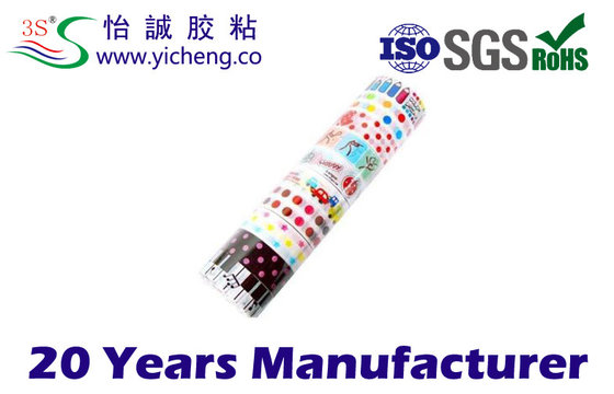 anti buffer high strength BOPP Stationery Tape , water base acrylic adhesive