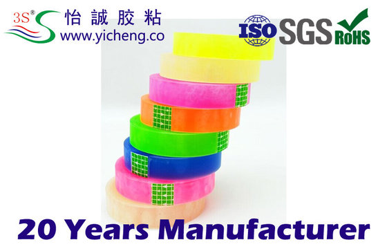 green / red printed packaging tape , pressure senditive adhesive tapes