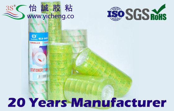 green / red printed packaging tape , pressure senditive adhesive tapes