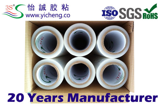 thin puncture resistant LLDPE stretch film , 20mic 22mic 23mic