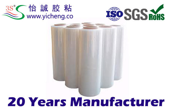 dustproof waterproof LLDPE stretch film , anti-tear high viscosity packaging film