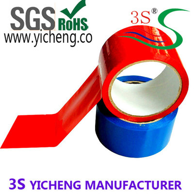 red carton package BOPP Self Adhesive Tape / water-based custom logo printed tapes