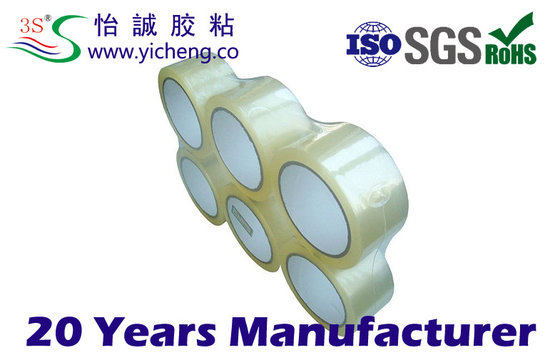 custom-made carton sealing 36 tan Bopp Packing tapes , water based acrylic Tape
