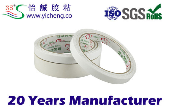 permanent Strong sticky two sided student Stationery paper tissue tape , 60mm 72mm
