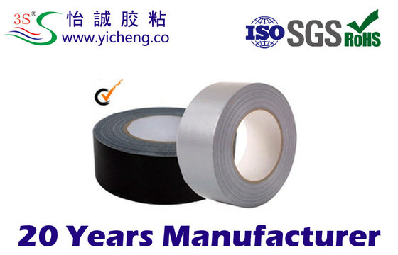 high temperature Silver Waterproof Cloth Duct Tape of strong holding power