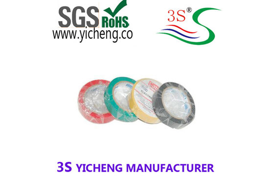 PVC insulating colored electrical tape of Rubber Resin adhesive