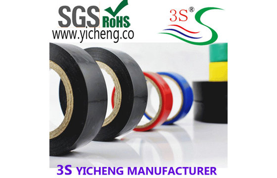 PVC insulating colored electrical tape of Rubber Resin adhesive
