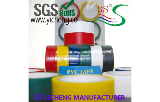 Self-extinguishing PVC Electrical Insulation Tape ， ordinary width are12mm 18mm 19mm