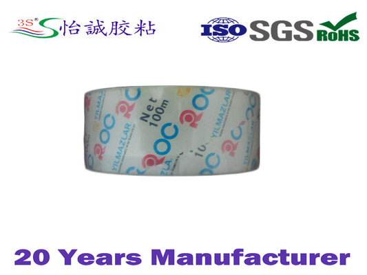 45mm Customized Packing Tape Crystal Clear Tape , Good Adhesion