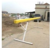 Gymnastic balance beam
